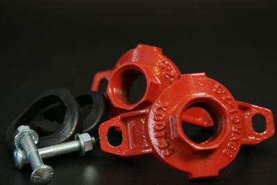 China XGQT89x33 Mechanical Cross Tee Ductile iron 4 Way Tee Pipe Fitting for sale
