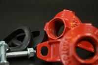 China XGQT89x33 Mechanical Cross Tee Ductile iron 4 Way Tee Pipe Fitting for sale