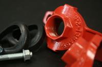 China XGQT89x33 Mechanical Cross Tee Ductile iron 4 Way Tee Pipe Fitting for sale