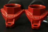 China groove Mechanical Cross Tee Four Way Tee Ductile Iron corrosion resistance for sale
