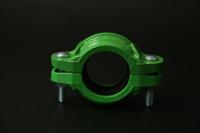 China Oil Pipeline Ductile Iron Pipe Repair Clamps Groove  Fast Installation for sale