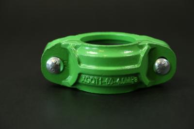 China Oil Pipeline Ductile Iron Pipe Repair Clamps Groove  Fast Installation for sale