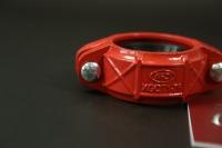 China XGQT1-76-2.5 Ductile Iron Pipe Clamp High Pressure Resistance Corrosion Resistance for sale