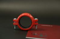 China XGQT1-76-2.5 Ductile Iron Pipe Clamp High Pressure Resistance Corrosion Resistance for sale