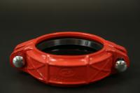 China XGQT1-114-2.5 Grooved Clamp Coupling Ductile Iron for Pipeline System for sale