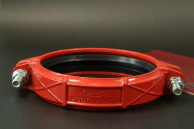 China WFZT Grooved Clamp Coupling Alkalis Resistance Acids Resistance for sale