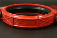 China WFZT Grooved Clamp Coupling Alkalis Resistance Acids Resistance for sale