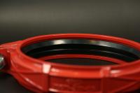 China XGQT1-273-2.5 Grooved Pipe Clamps Wear Resistance Withstand Large Pressure for sale