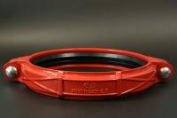 China industrial pipeline Grooved Clamp Coupling CMA CAL CCC certificate for sale