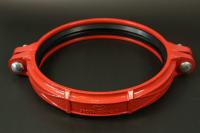 China industrial pipeline Grooved Clamp Coupling CMA CAL CCC certificate for sale
