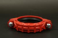 China XGQT2-140 Ductile Iron Pipe Clamp for DN89--DN325 Pipeline for sale