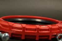 China Ductile Iron Parallel Groove Connector for DN89-DN325 pipeline system for sale