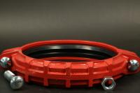 China Ductile Iron Parallel Groove Connector for DN89-DN325 pipeline system for sale