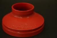 China Epoxy Spraying Grooved Eccentric Reducer for DN89*76 Pipeline System for sale