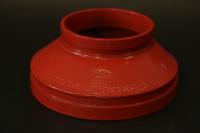 China Pipeline System Grooved Eccentric Reducer Pipe Fitting  Epoxy Spraying for sale