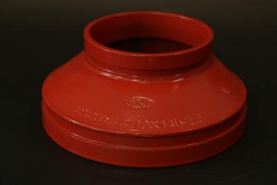 China Pipeline System Grooved Eccentric Reducer Pipe Fitting  Epoxy Spraying for sale