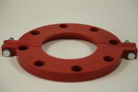 China Screw Connection Grooved Split Flange High Pressure Resistance for sale