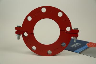 China Ductile iron Grooved Split Flange Screw Connection Split Pipe Flanges for sale
