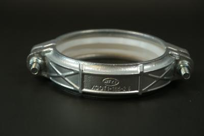 China WFZT Plastic Lining Grooved Fittings DN60--DN426 Split Pipe Flange for sale