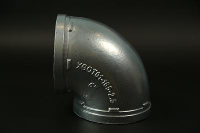 China Groove Pipe Fitting Elbow 90 degree with high tensile strength for sale