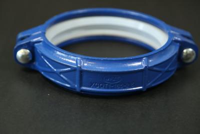 China Plastic Lining Grooved Fittings Ductile iron 90 Degree Elbow for sale