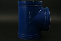 China Screw Connection Plastic Lining Grooved Fittings Tee Groove Connection for sale