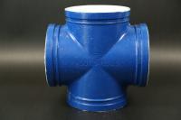 China Lined Grooved Pipe Connection Four Way Pipe Connector CAL CMA for sale