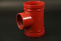 China Ductile Iron Thread Tee Fittings 450-12 High Pressure Resistance for sale