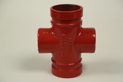China XGQT05-60x42-2.5 4 Way Cross Pipe Fitting Threaded Connection for sale