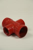 China XGQT05-60x42-2.5 4 Way Cross Pipe Fitting Threaded Connection for sale