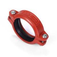 China ODM Grooved End Pipe Fittings Grooved Rigid Coupling For High Temperature Environments for sale