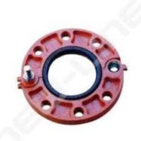 China Custom Ductile Iron Grooved Pipe Fittings Flange Clamp 4 Inch for sale