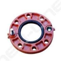 China Custom Ductile Iron Grooved Pipe Fittings Flange Clamp 4 Inch for sale
