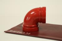 China 2.5mpa Pressure Grooved Elbow Polishing For Industrial for sale