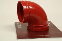 China 2.5mpa Elbow Groove Increased Productivity Ductile Iron for sale