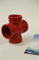 China Ductile Iron Grooved 4 Way Tee Pipe Fitting 2.5mpa for sale