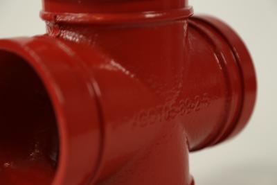 China Ductile Iron 4 Way Pipe Fitting Grooved Fittings 1.6mpa for sale