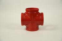 China High Strength Grooved Fittings 4 Way Corrosion Resistance for sale