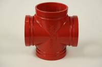 China High Strength Grooved Fittings 4 Way Corrosion Resistance for sale