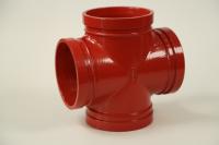 China High Strength Grooved Fittings 4 Way Corrosion Resistance for sale
