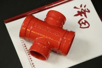 China ANSI Standard Pipe Groove Four Way Cross With High Pressure Resistance for sale