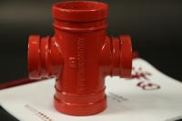 China ANSI Standard Pipe Groove Four Way Cross With High Pressure Resistance for sale