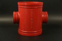 China Female End Type 4 Way Pipe Fitting For 1/2 Inch-14 Inch Ductile Iron Pipes for sale