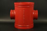 China Female End Type 4 Way Pipe Fitting For 1/2 Inch-14 Inch Ductile Iron Pipes for sale