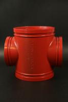 China Threaded Connection four way cross Ductile Iron Commercial Needs for sale