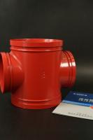 China Threaded Connection four way cross Ductile Iron Commercial Needs for sale