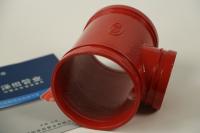 China Corrosion Resistance Grooved Tee With Painting Epoxy Coating for sale