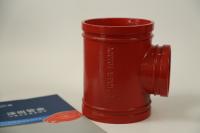 China Corrosion Resistance Grooved Tee With Painting Epoxy Coating for sale
