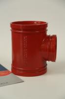 China Corrosion Resistance Grooved Tee With Painting Epoxy Coating for sale