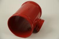 China 200 Degree Temperature Grooved Tee Fittings High Temperature / Connection for sale